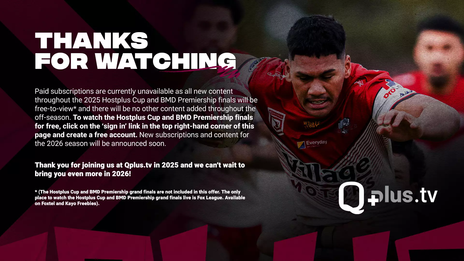 Q plus - Watch Matches, Interviews, Replays & More