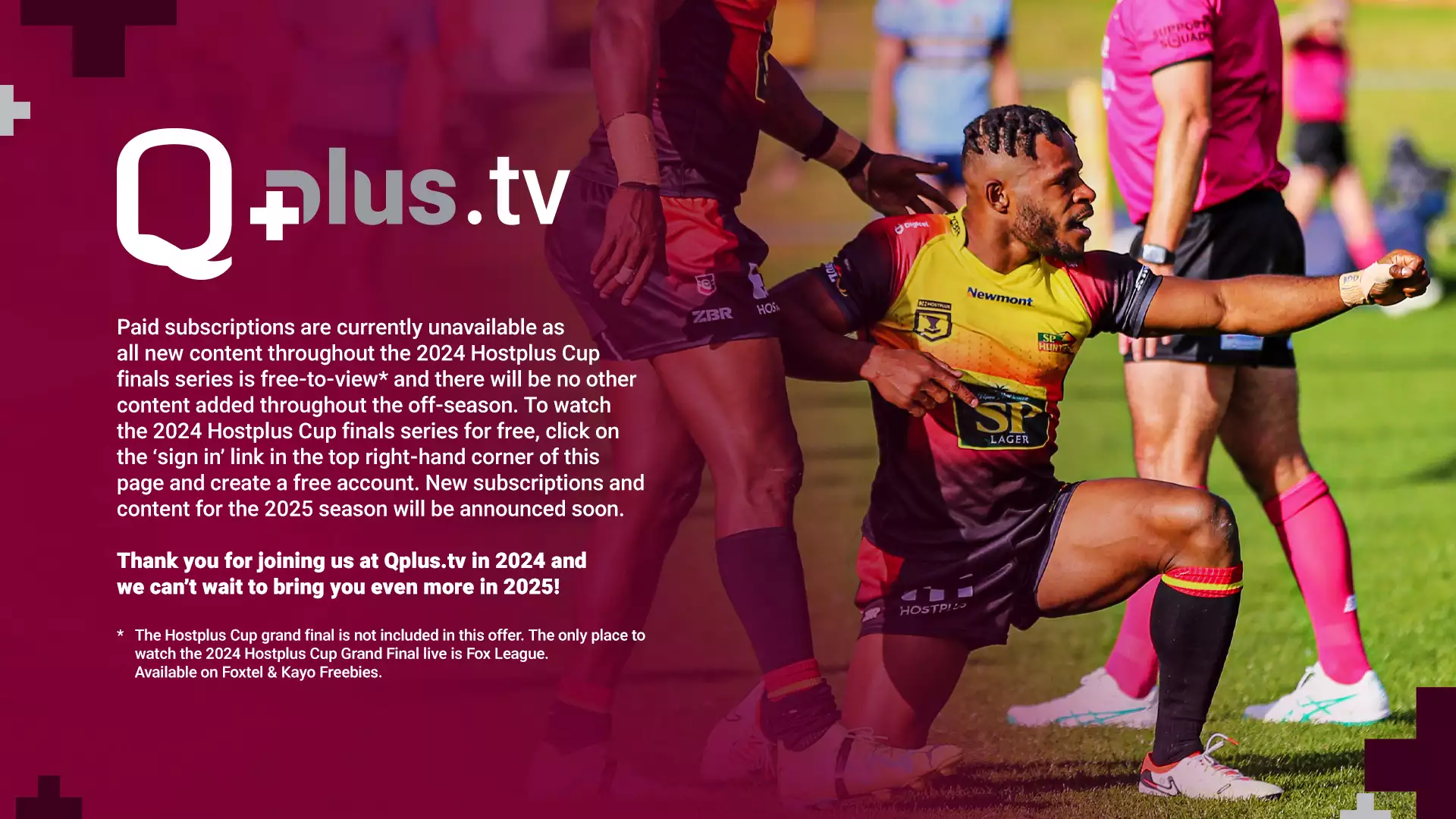 Q plus - Watch Matches, Interviews, Replays & More